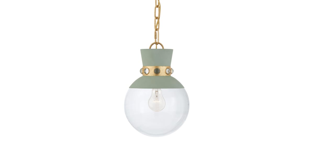 Visual Comfort JN 5050CEL/G-CG Lucia 9" Wide Mini Pendant | Build.com