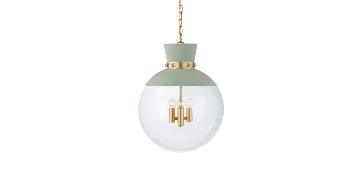 Visual Comfort JN 5052CEL/G-CG Lucia 4 Light 18" Wide Pendant ...