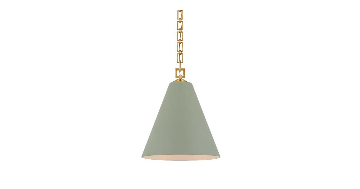 Visual Comfort JN 5321CEL/G Theo 14" Wide Pendant | Ferguson Home