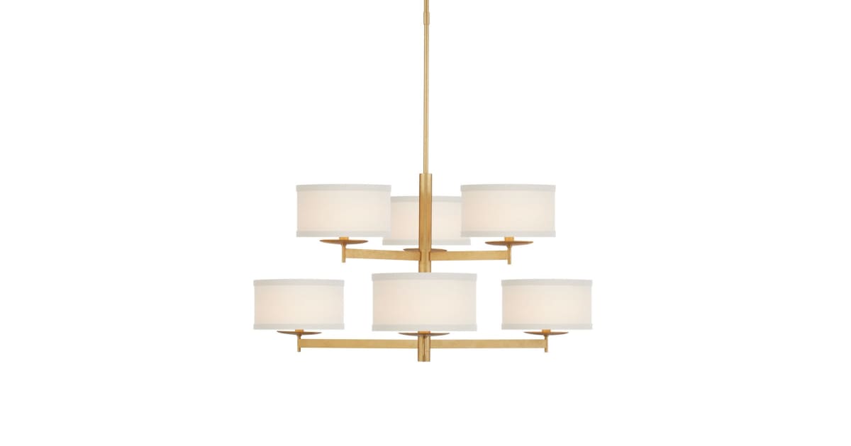 Visual Comfort KS 5070G-L Walker 6 Light 37" Wide Chandelier | Ferguson ...