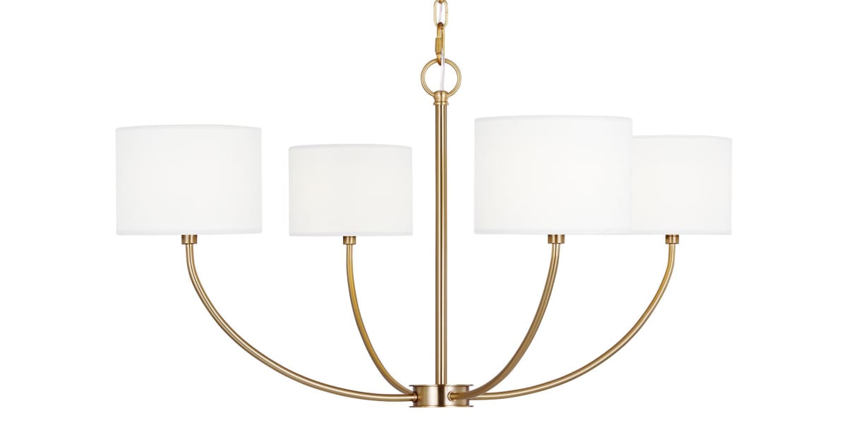 Visual Comfort KSC1034BBS Sawyer 4 Light 32" Wide Chandelier | Ferguson ...