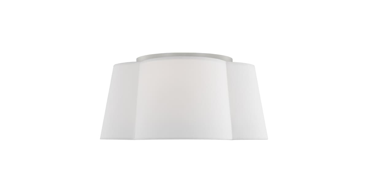 Visual Comfort KSF1082 Bronte 2 Light 14" Wide Flush Mount Drum Ceiling ...