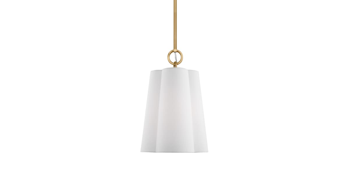 Visual Comfort KSP1071BBS Bronte 9" Wide Mini Pendant | Ferguson Home