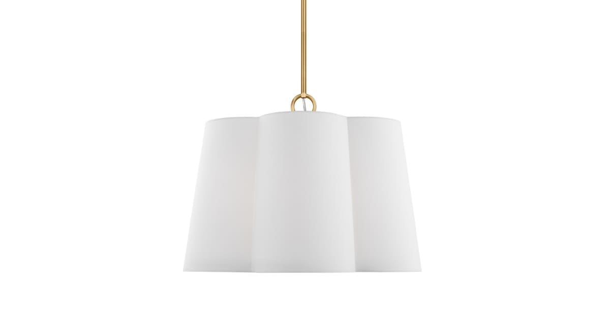 Visual Comfort KSP1083BBS Bronte 3 Light 22" Wide Pendant | Ferguson Home