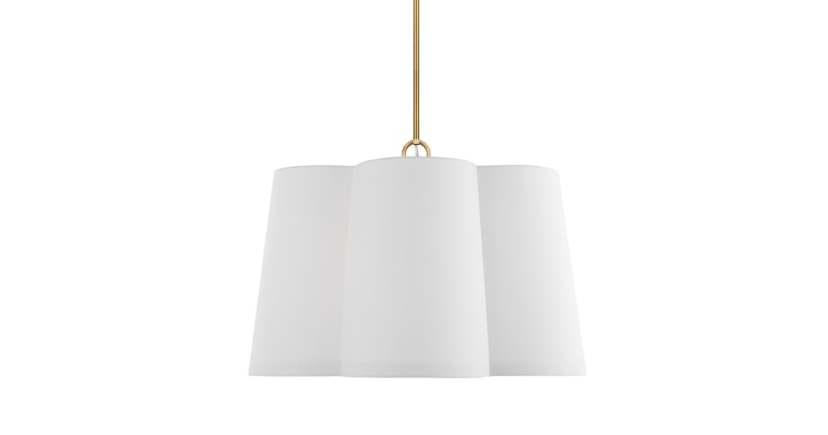 Visual Comfort KSP1094BBS Bronte 4 Light 28" Wide Pendant | Ferguson Home