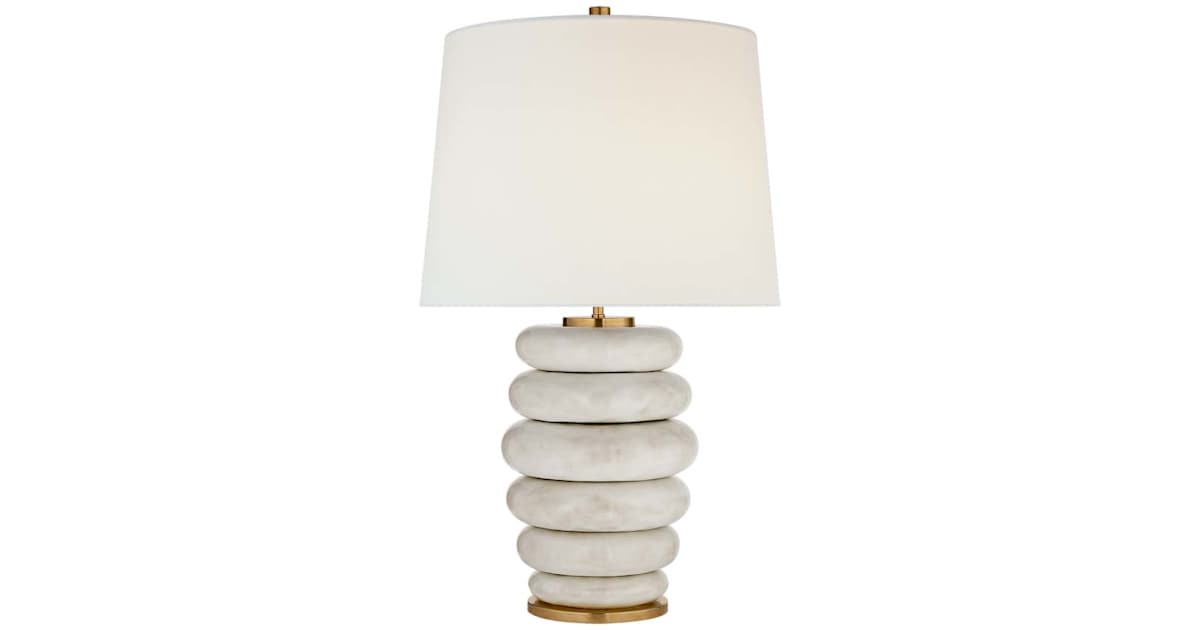 Visual Comfort KW 3619AWC-L-CL Phoebe 30" Tall Cordless LED Vase Table ...