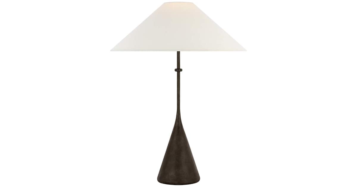 Visual Comfort KW 3710GBZ-L Zealous 30" Tall Torchiere Table Lamp ...