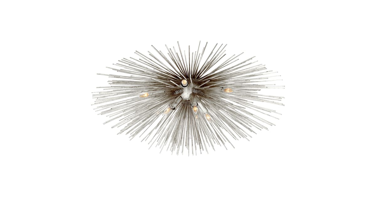 Visual Comfort KW 4071BSL Strada 10 Light 40" Wide Semi-Flush Ceiling ...