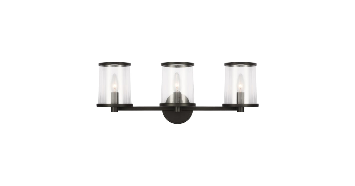 Visual Comfort LV1083AI Reynolds 3 Light 24" Wide Vanity Light with ...
