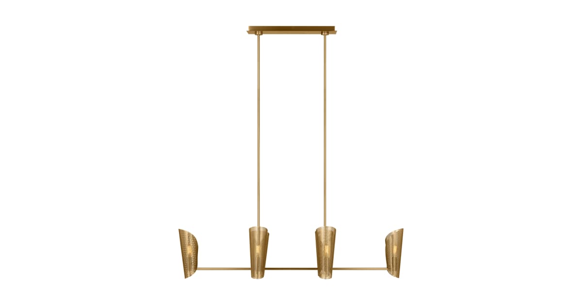 Visual Comfort LXC1066BBS Plivot 6 Light 48" Wide Linear Pendant ...