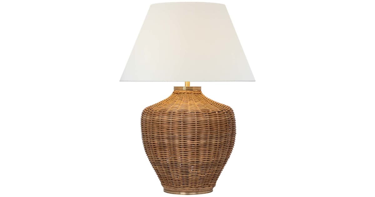 Visual Comfort MF 3012NTW-L Evie 32" Tall Vase Table Lamp | Ferguson Home