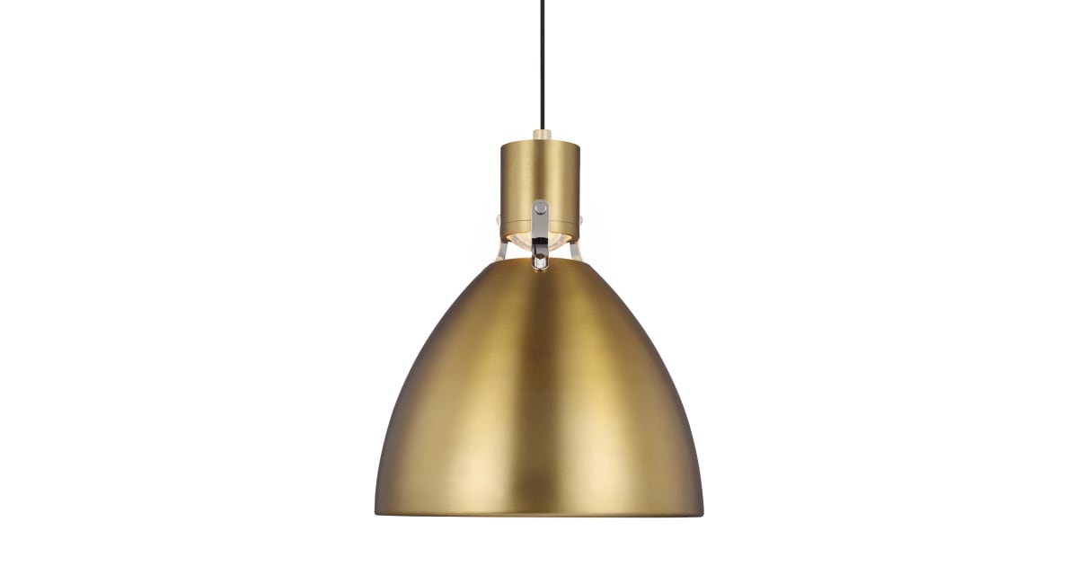 Visual Comfort P1442BBS-L1 Brynne 15" Wide LED Pendant | Ferguson Home