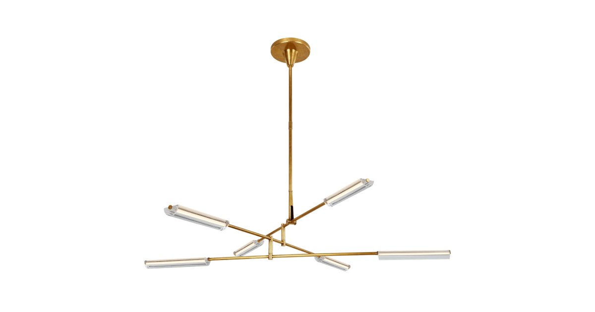 Visual Comfort RL 5321NB-CA Daley 55" Wide LED Chandelier | Ferguson Home