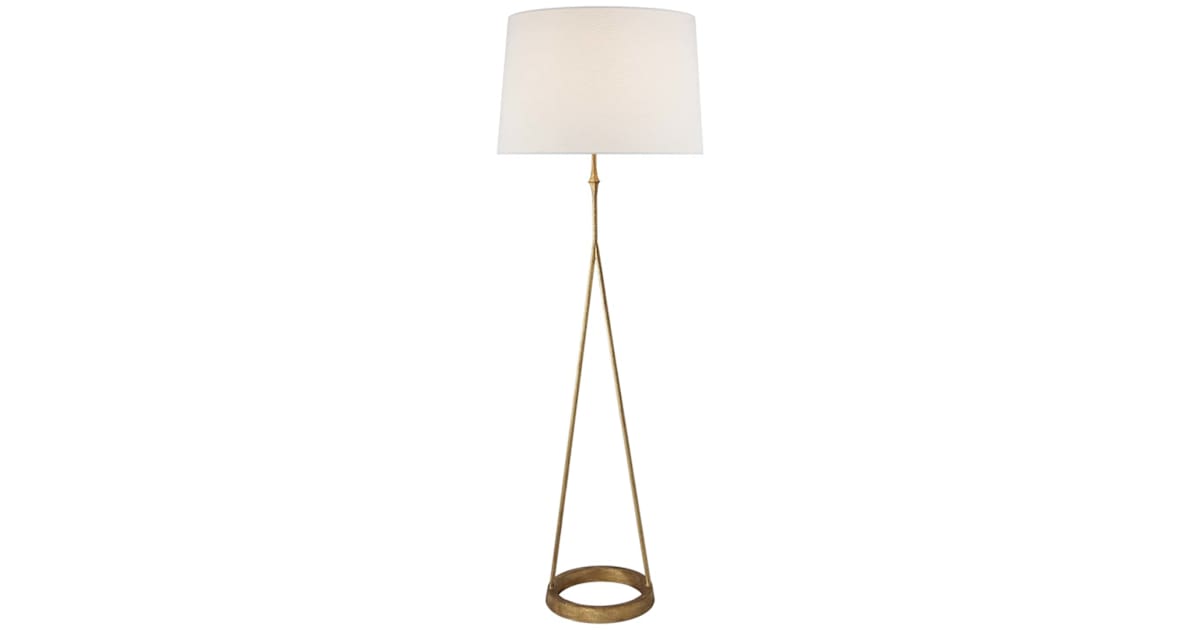 Visual Comfort S 1400GI-L dauphine 54" Tall Torchiere Floor Lamp ...