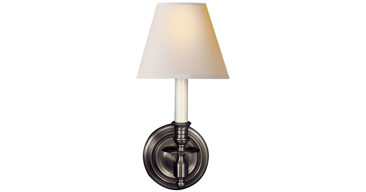 Visual Comfort S 2110BZ-L French Library 12" Tall Wall Sconce ...