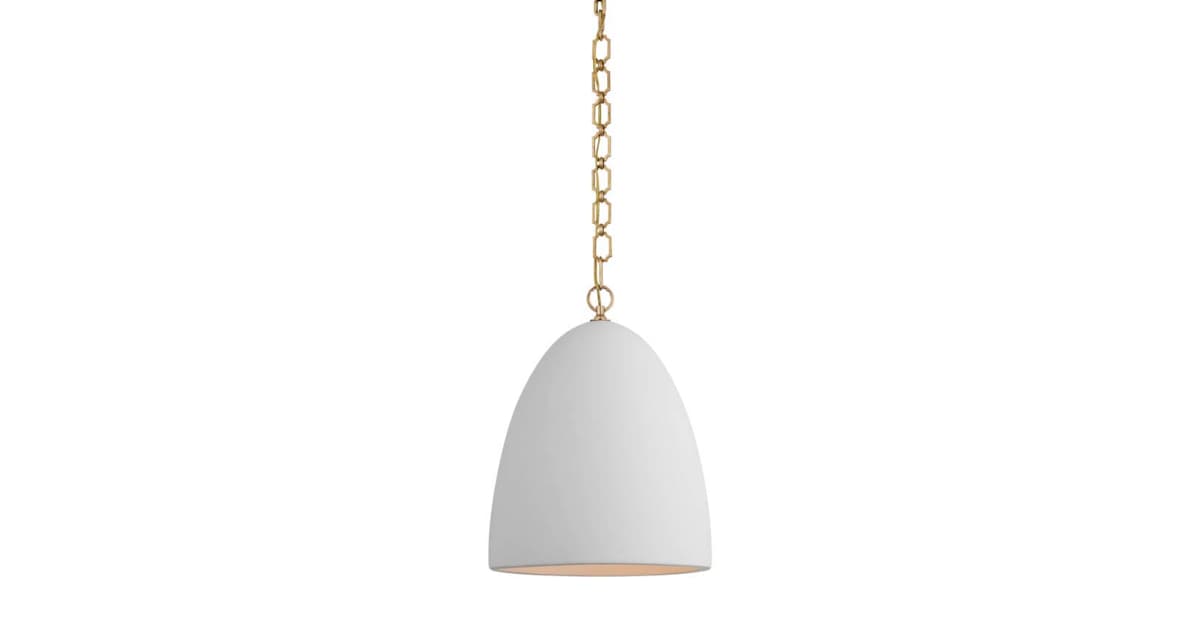 Visual Comfort SK 5351WHT Elliot 14" Wide Pendant | Ferguson Home