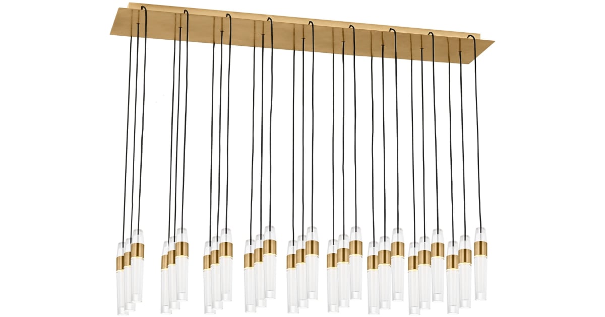 Visual Comfort SLCH40327NB-277 Lassell 27 Light 45" Wide LED Crystal ...