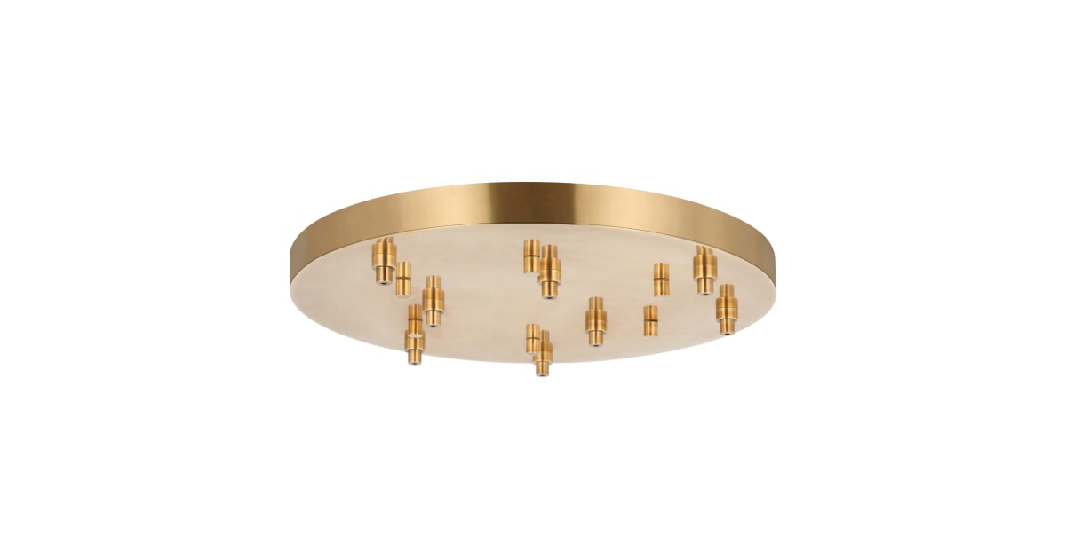 Visual Comfort SLCH578HAB Multiport 4" Wide 8 Light Multiport Pendant ...