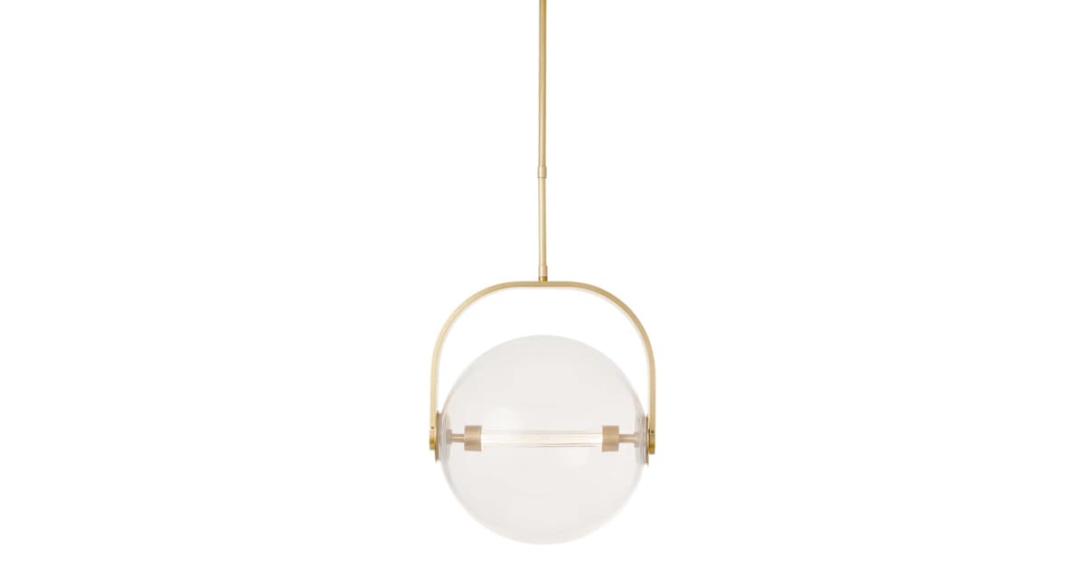 Visual Comfort SLPD10427CNB Fues 15" Wide LED Suspension Pendant ...