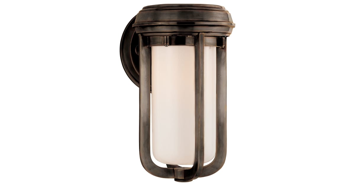 Visual Comfort TOB 2210BZ-WG Milton 11" Outdoor Wall Light by Thomas O ...