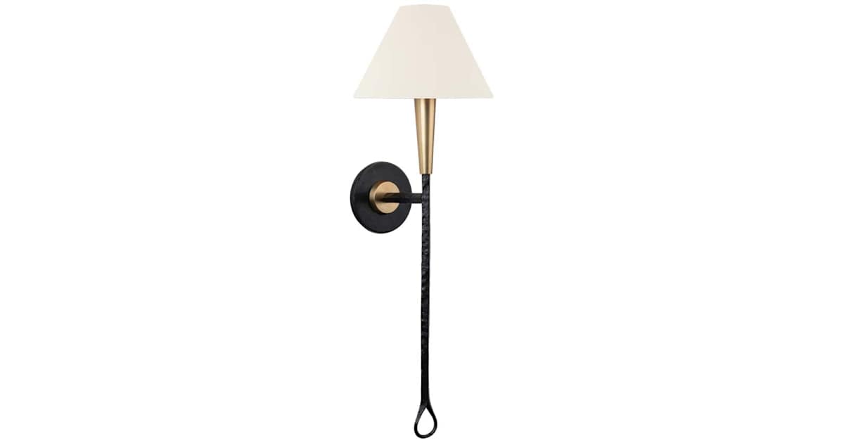 Visual Comfort TOB 2296AI/HAB-L Cavalli 27" Tall Wall Sconce | Ferguson ...