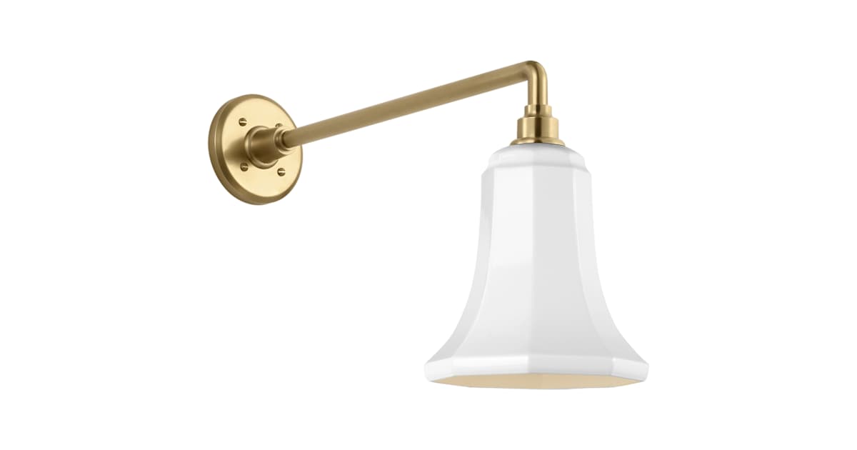 Visual Comfort TOB 2812HAB/S8-WHT Thomas O'Brien 14" Tall Outdoor Wall ...