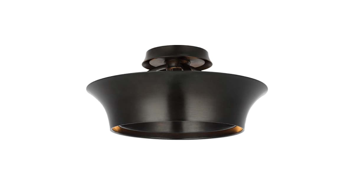 Visual Comfort TOB 4520AI Garland 15" Wide LED Semi-Flush Ceiling ...