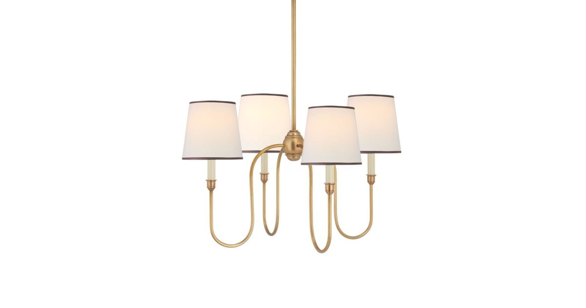 Visual Comfort TOB 5007HAB-L/BT Vendome 4 Light 26" Wide Chandelier ...