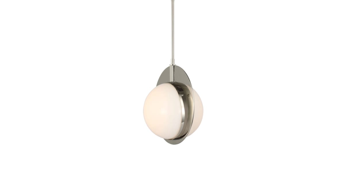Visual Comfort TOB 5748PN-WG Quando 14" Wide LED Pendant | Ferguson Home
