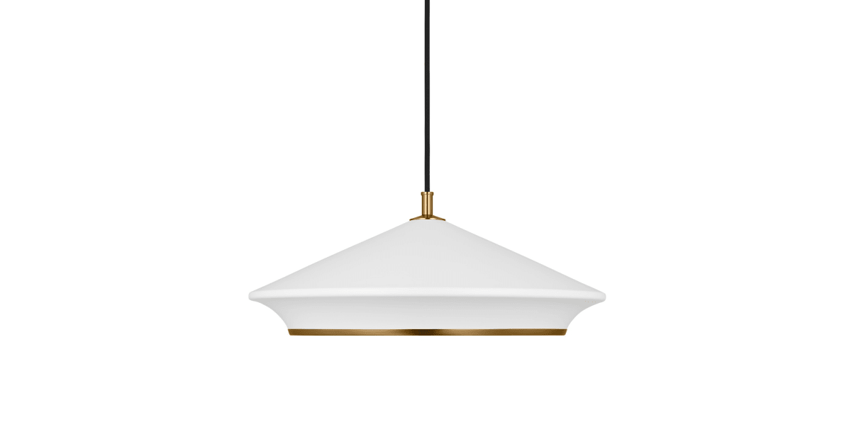 Visual Comfort TP1241MWTBBS Stanza 24" Wide Pendant | Ferguson Home