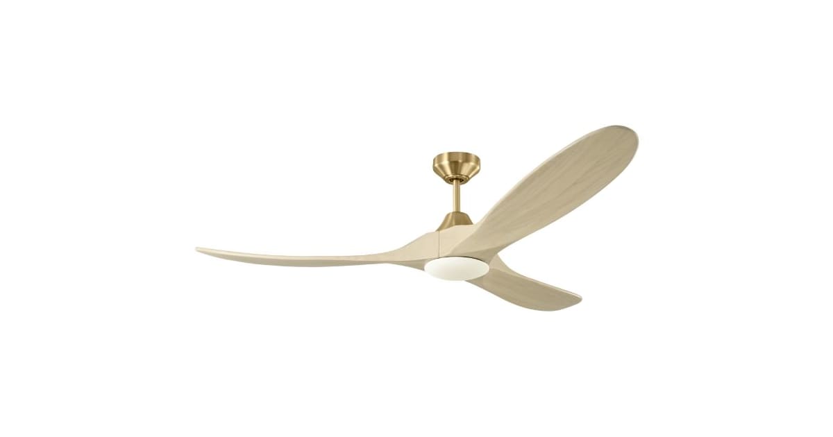 Visual Comfort 3MAVSM60BBSWWOD Maverick Smart 60" LED Ceiling Fan ...