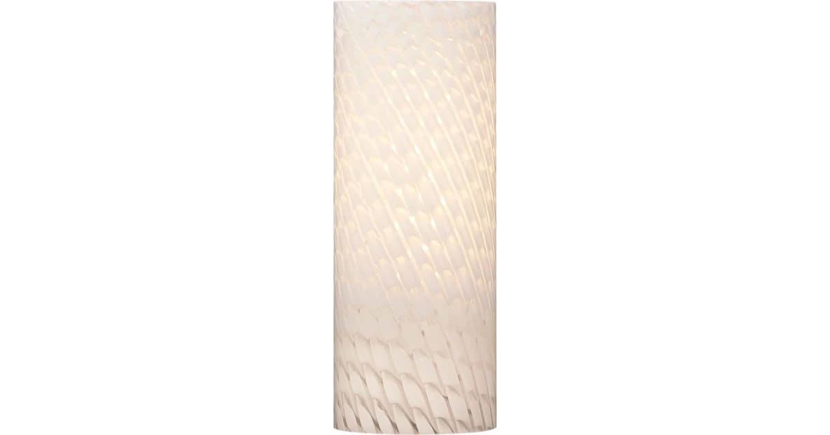 Volume Lighting GS-308x2 Pack of 2 - 8" Height White Frit Glass ...
