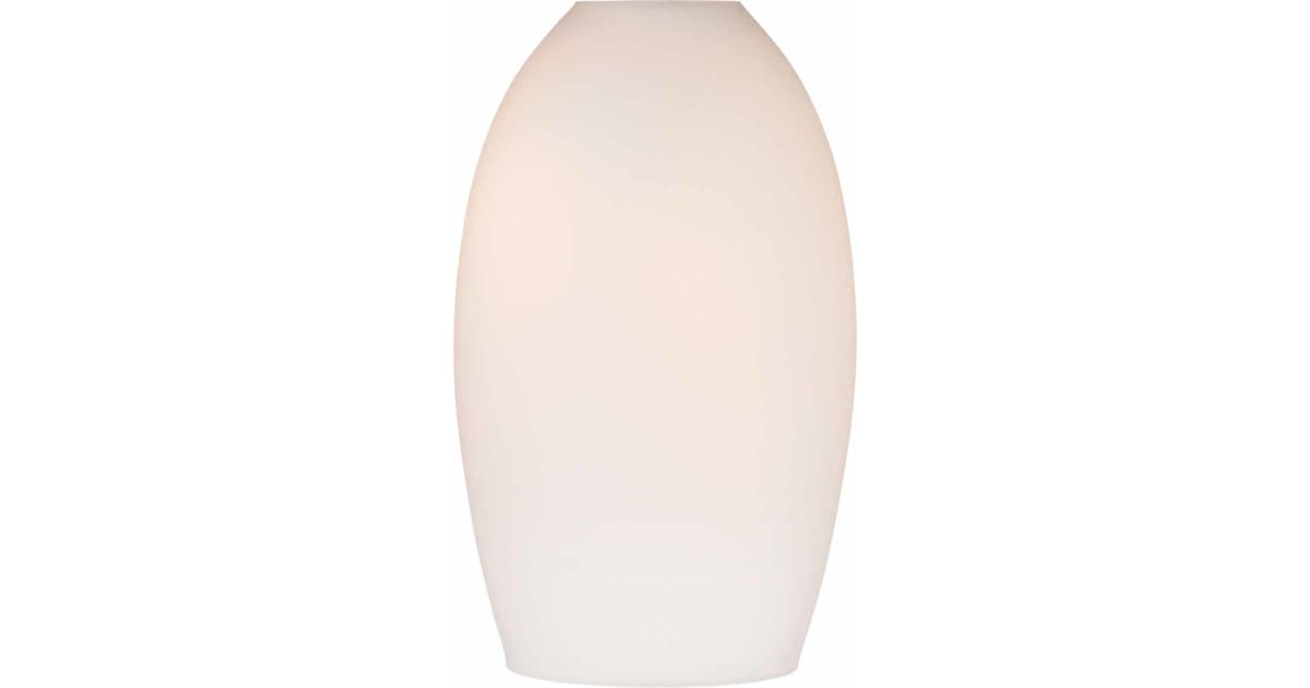 Volume Lighting GS-543 8.5" Height Etched White Cased Glass Oval Shade ...