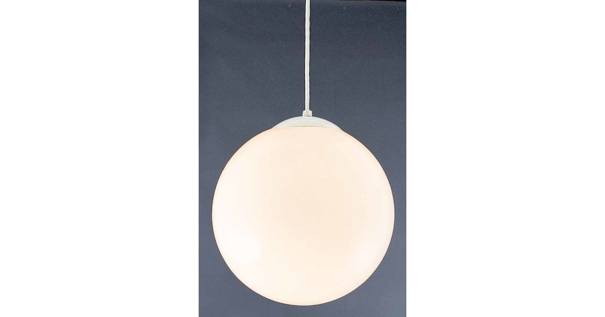Volume Lighting 1845-6 1 Light Foyer 14" Height Pendant with Opal Glass ...