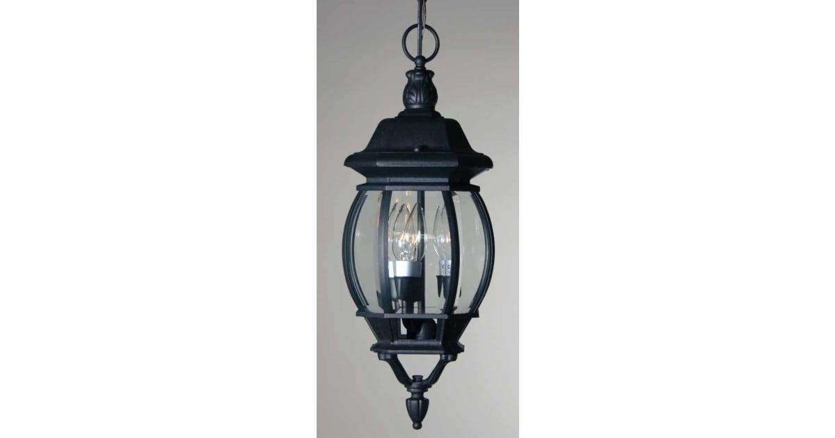 Volume Lighting V8762-5 3 Light Outdoor 22" Height Pendant with Clear ...