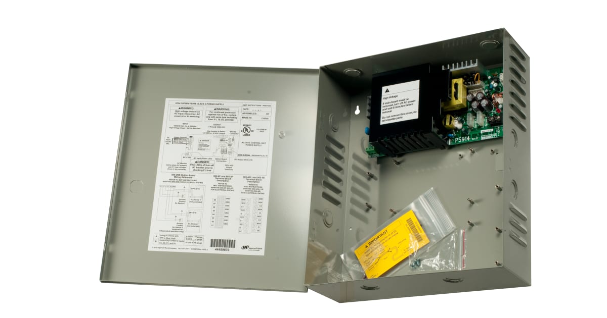 Von Duprin PS914 4 Amp Base Power Supply 12/24 VDC Field Selectable ...