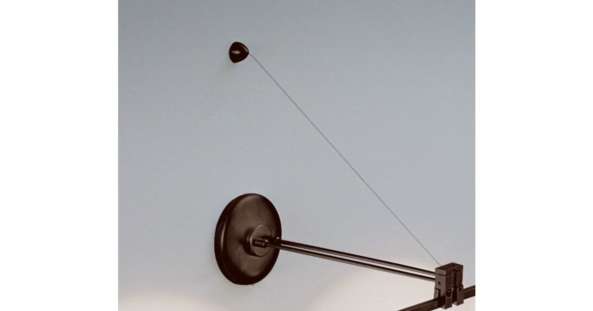 WAC Lighting 24" Extension Adjustable Wall Mount Power Feed Bracket for ...