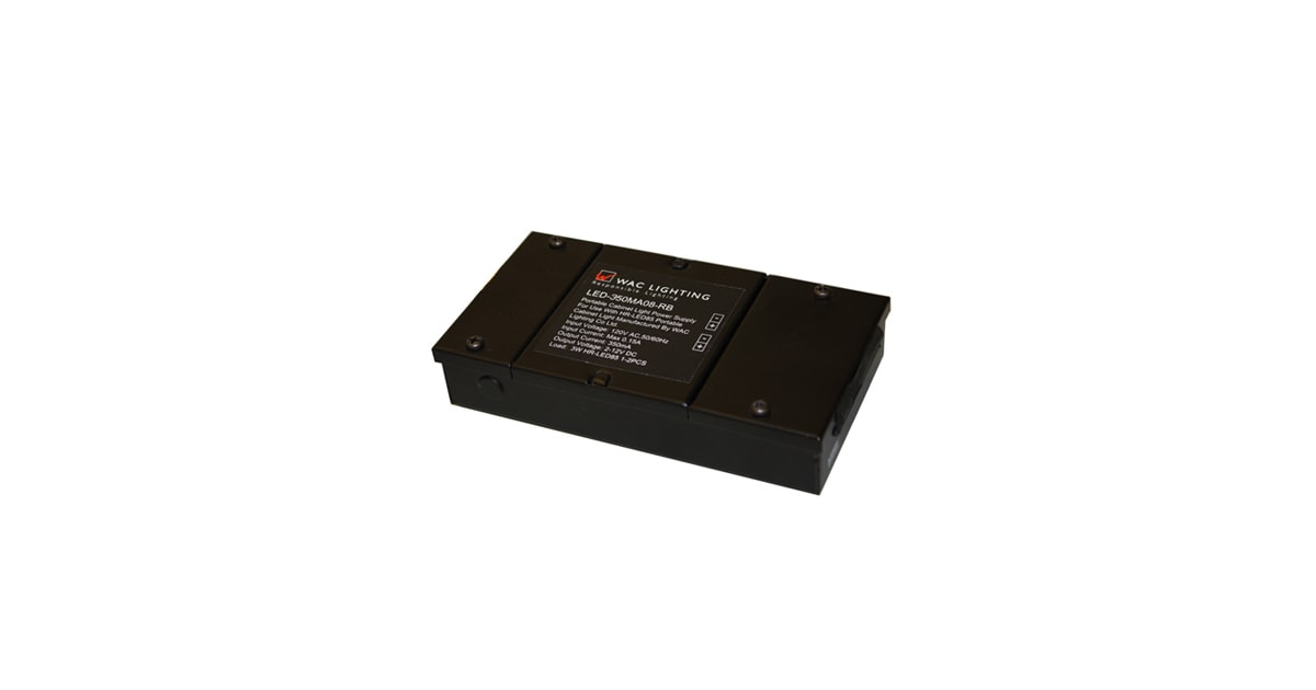WAC Lighting LED-350MA09-DIM-RB 9 Watt Dimmable Driver for LEDme Button ...