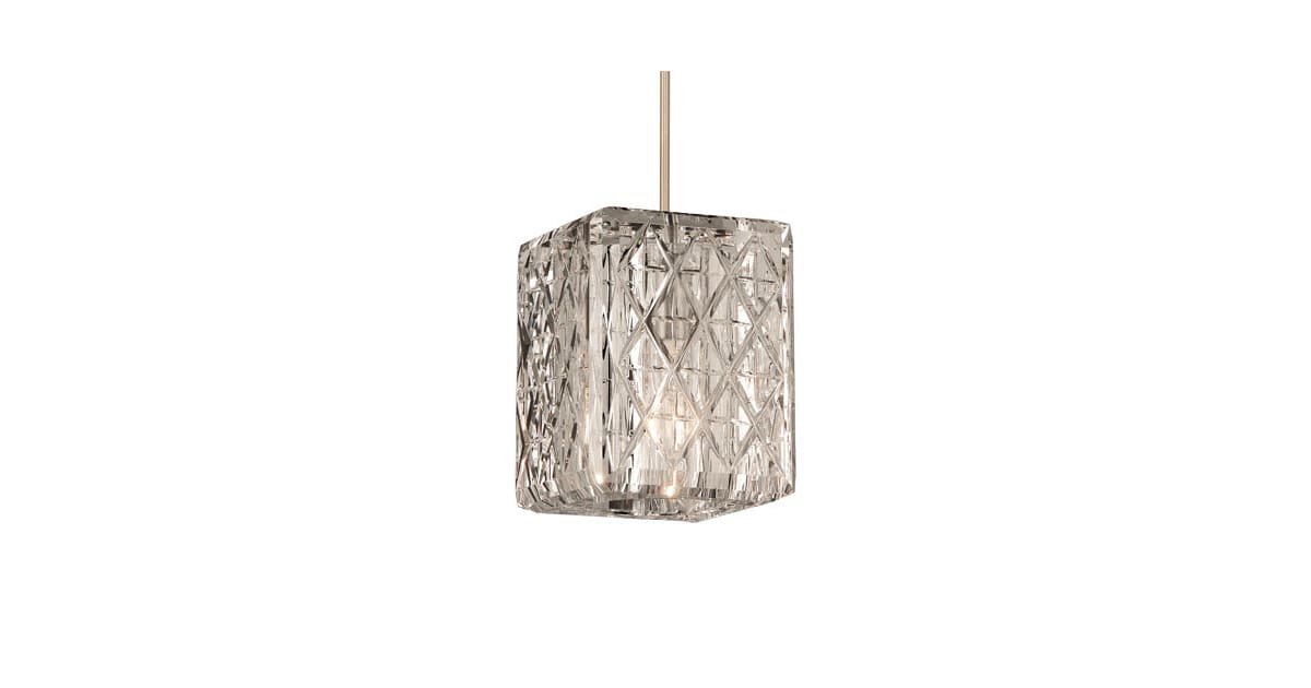 WAC Lighting QP952-CL/BN Low Voltage Quick Connect Allure Pendant - To ...