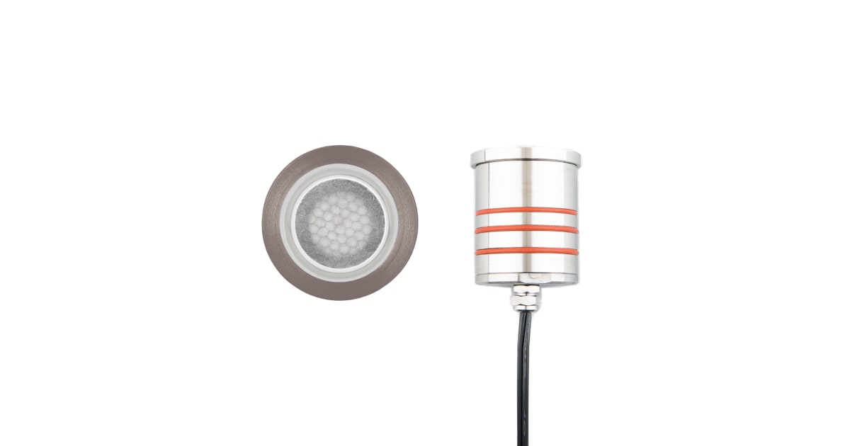 WAC Lighting 2012-30BS 2" LED Slim Inground Light with Louvered Glass ...