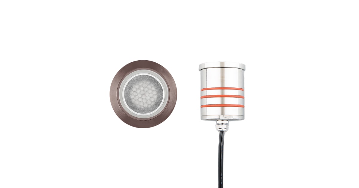 WAC Lighting 2022-27BS Single Inground Indicator Light 3" Wide 12V LED ...