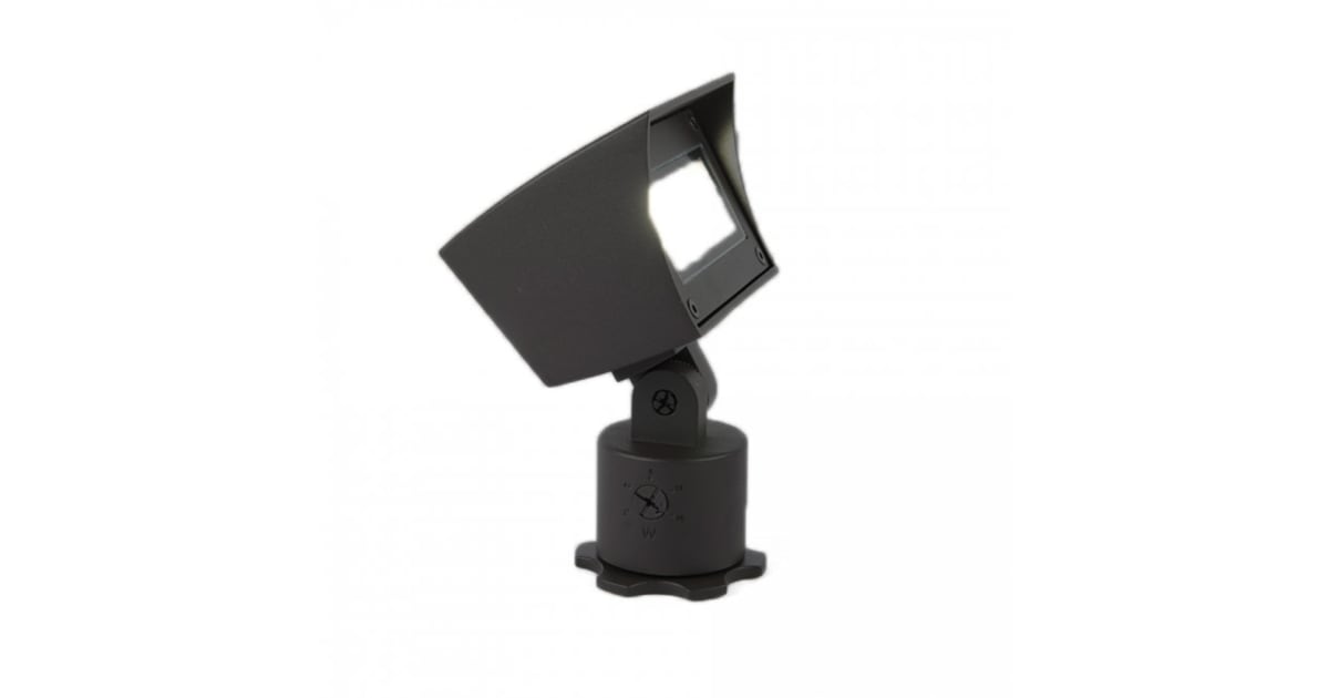 WAC Lighting 5021-27BK Wall Wash 6" Tall LED Wall Wash Light with ...
