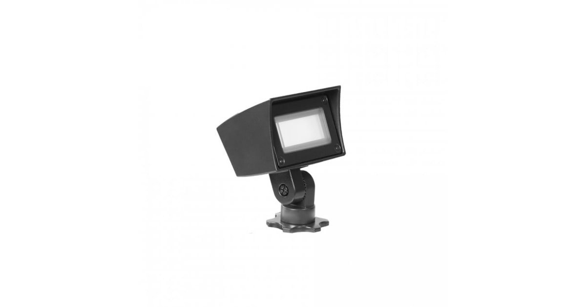WAC Lighting 5121-27/30BK 12V Mini Wall Wash 3" Wide 2700K-3000K LED ...