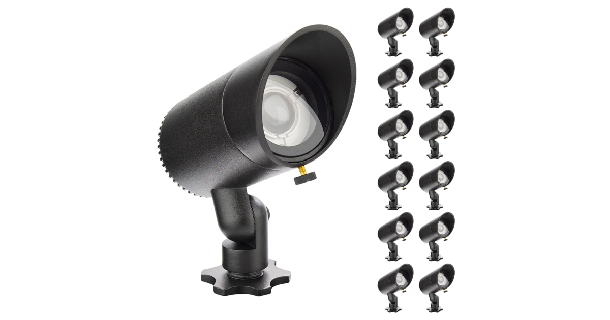 WAC Lighting 5411-30BK-12 InterBeam 2" Wide LED Flood Light - Set of 12 ...