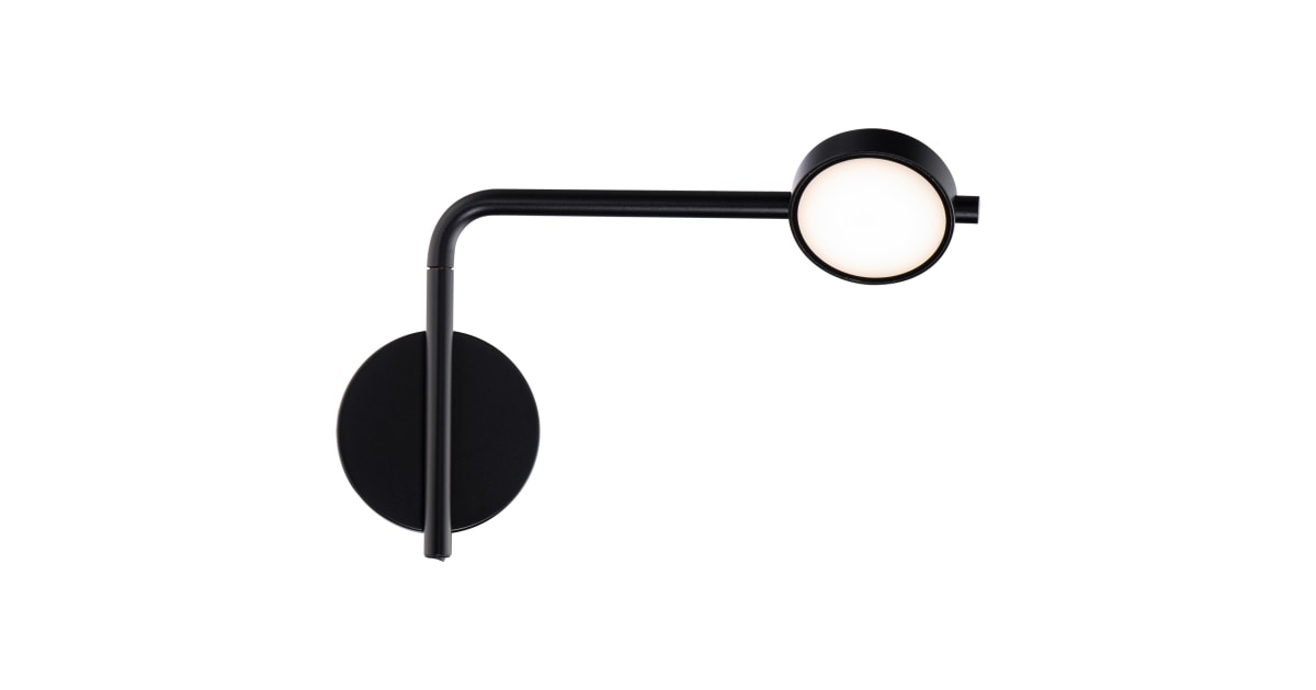 WAC Lighting BL-73314-30-BK Elbo 10" Tall Switchable Color Temperature ...