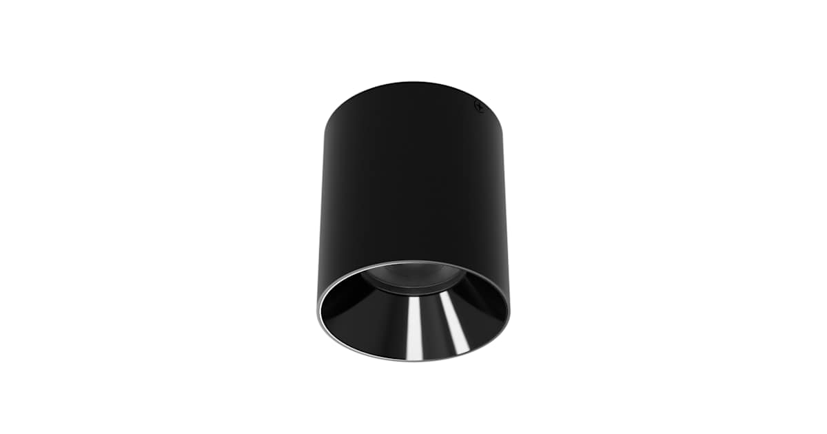 WAC Lighting C4RL-NCS-BKBK Zoron 4" Wide 5-CCT LED Round Trimless Flush ...