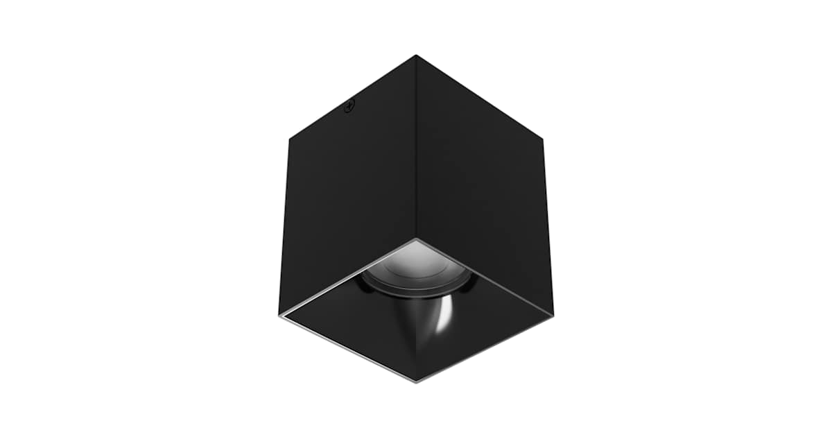 WAC Lighting C4SL-NCS-BKBK Zoron 4" Wide 5-CCT LED Square Trimless ...