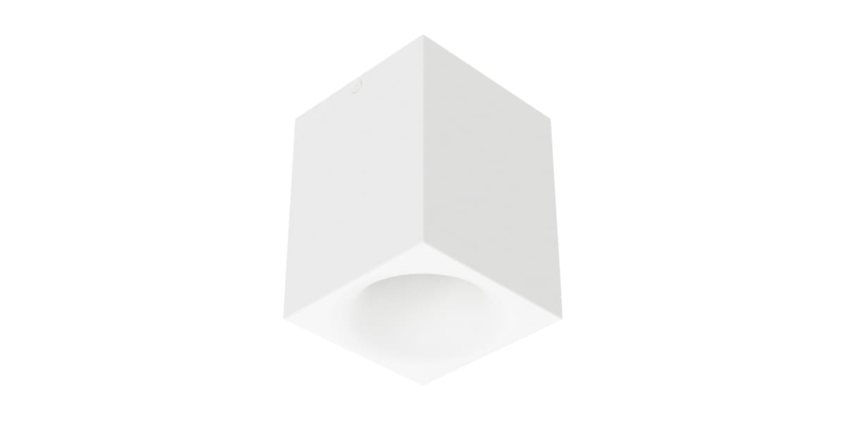 WAC Lighting C4SL-NCS-PBK Zoron 4" Wide 5-CCT LED Square Flush Mount ...