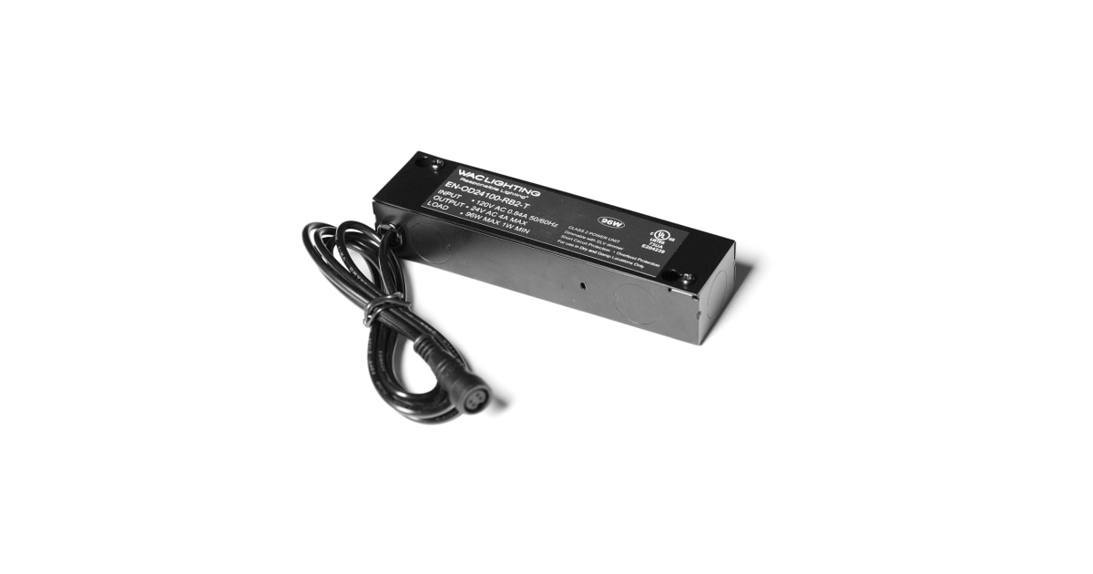 WAC Lighting EN-OD24100-RB2-T InvisiLED Electronic Remote Transformer ...