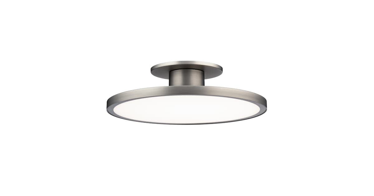 WAC Lighting FM-250811-CS-BN Twist-N-Lite 11" Wide LED Semi-Flush ...